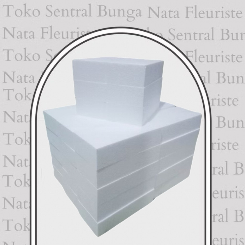 Jual [TERMURAH] STYROFOAM GABUS BUKET BUNGA 20x10x5 CM | Shopee Indonesia