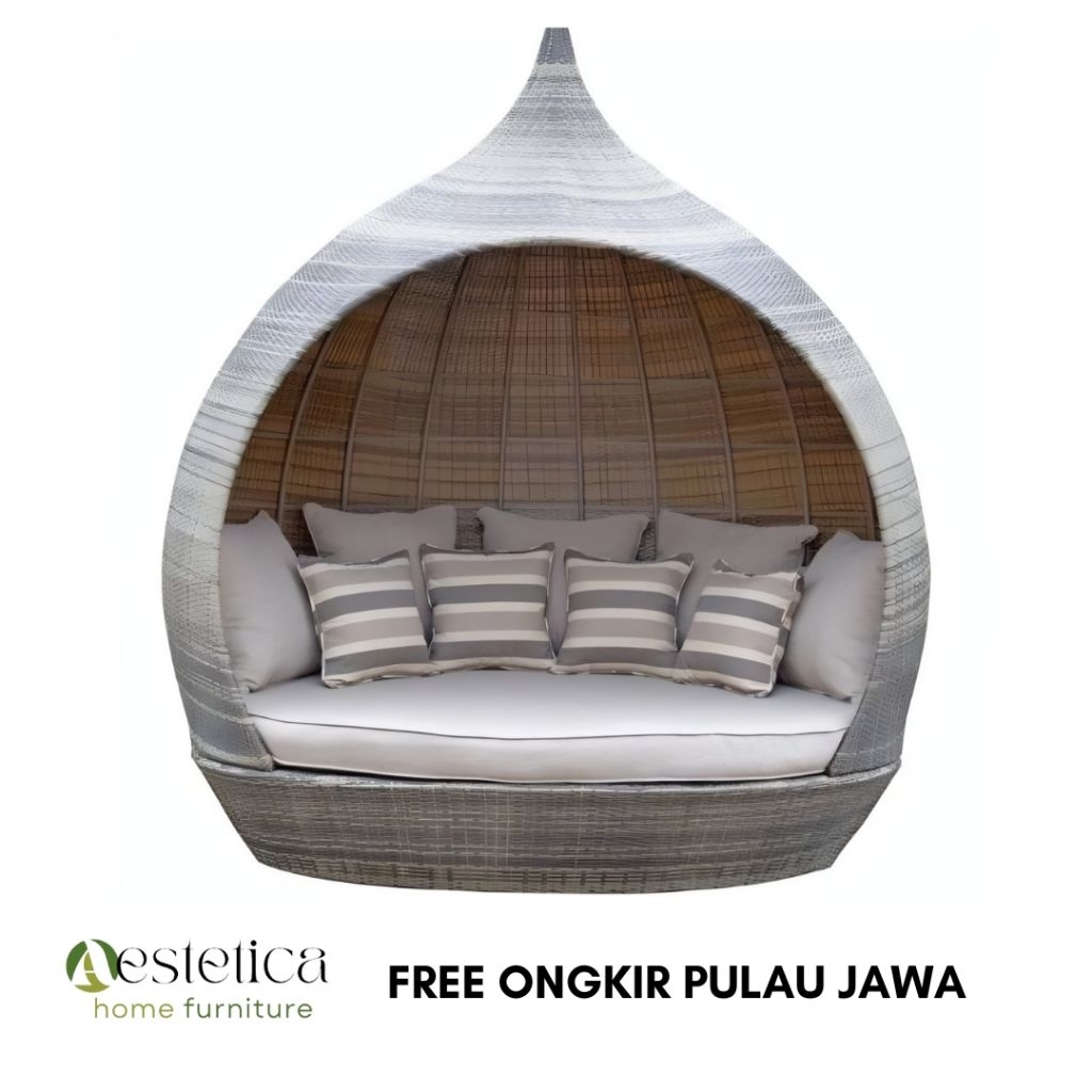 Jual (FREE ONGKIR JAWA) DAYBED ROTAN CUSTOM UKURAN & MODEL / SOFA KOLAM ...
