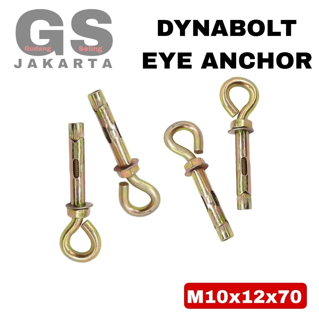 Jual dynabolt eye anchor 12mm / eye anchor 12mm / eye anchor bolt 12mm ...