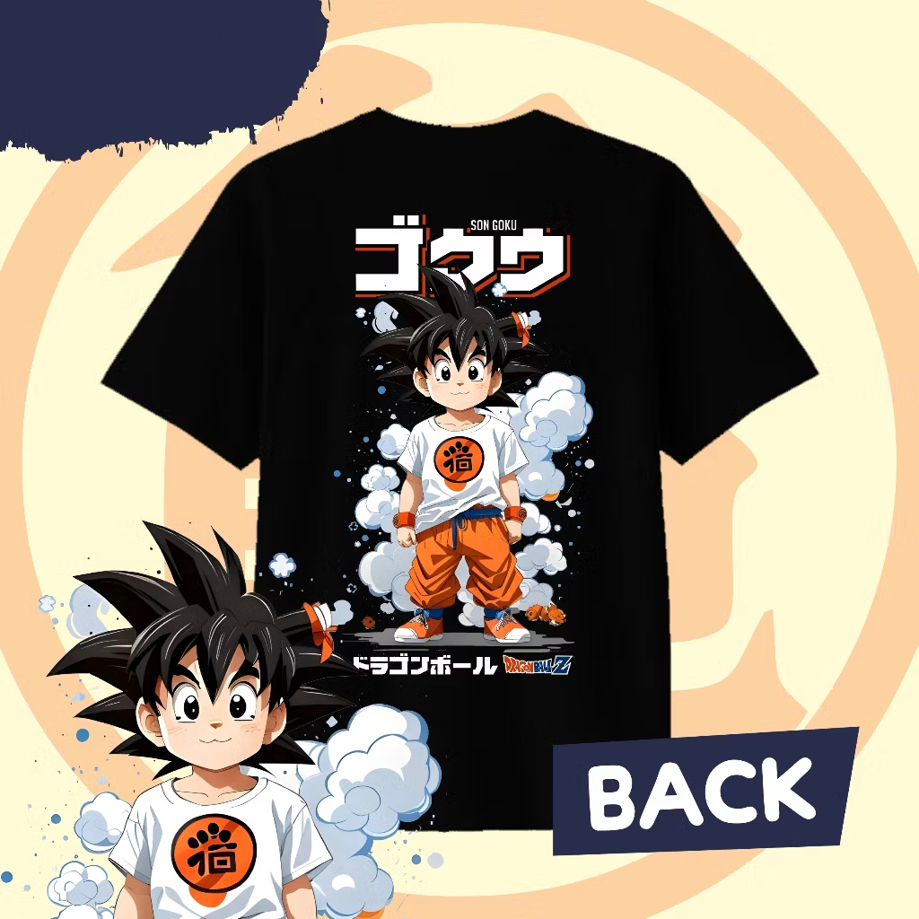 Jual Kaos DRAGON BALL | SON GOKU CHIBI | NON OFFICIAL | COTTON 30'S ...