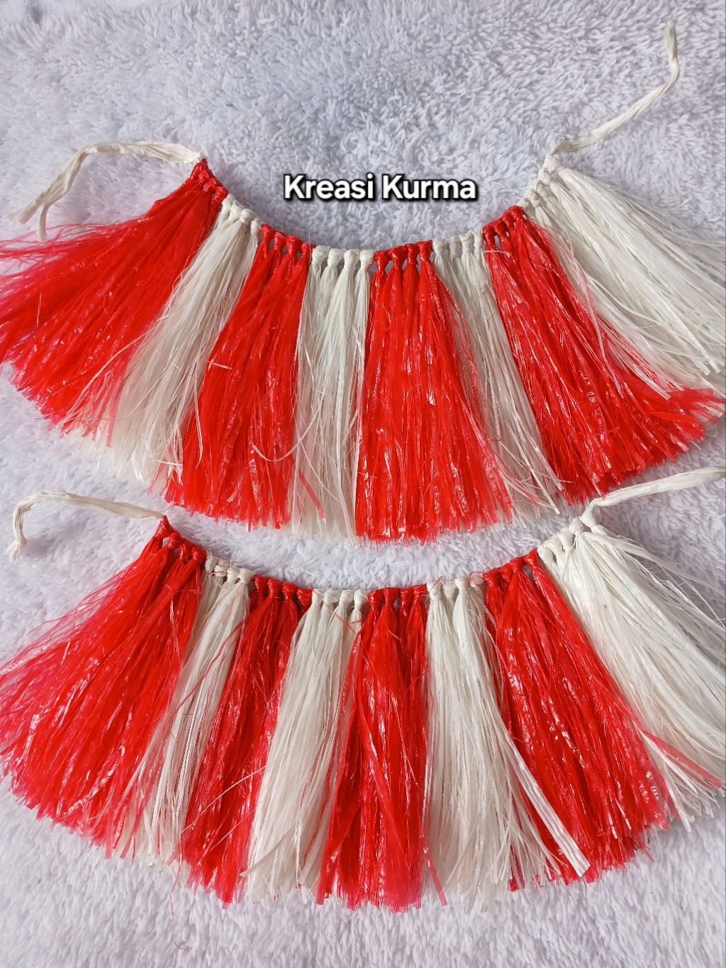 Jual Rumbai aksesoris gelang tangan dan kaki tali rapia glossy termurah ...