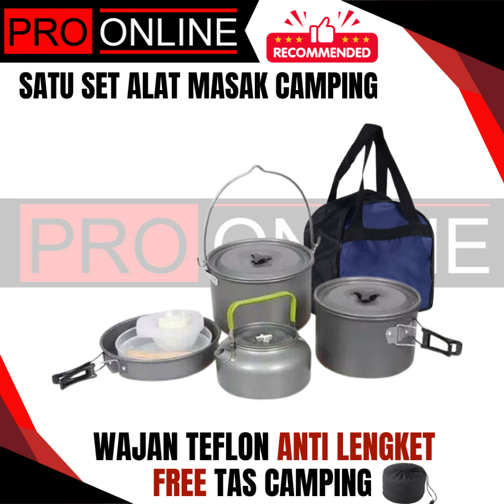 Jual ALAT MASAK CAMPING| NESTING COOKING SET | DS 200 | SY 200 | DS 300 ...