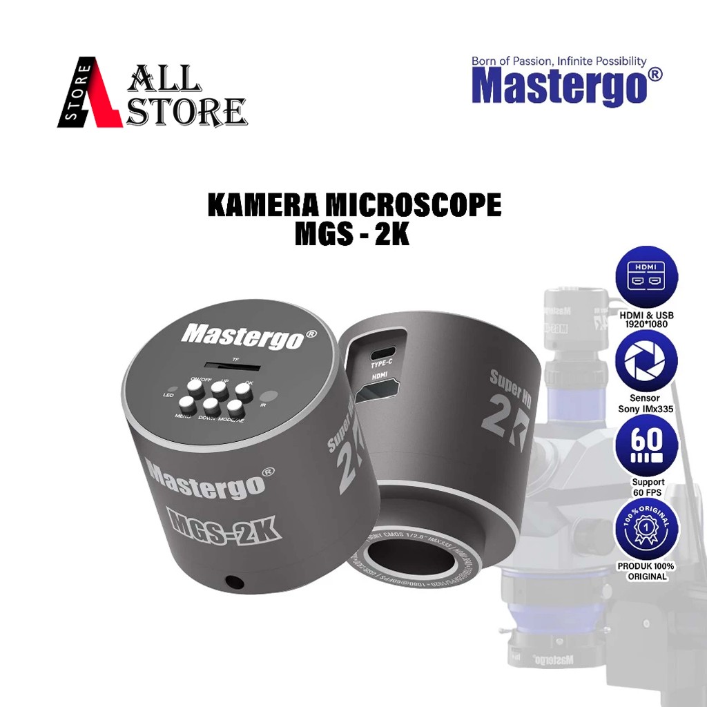 Jual MASTERGO MGS-2K CAMERA HD MICROSCOPE ORIGINAL - KAMERA MIKROSKOP ...