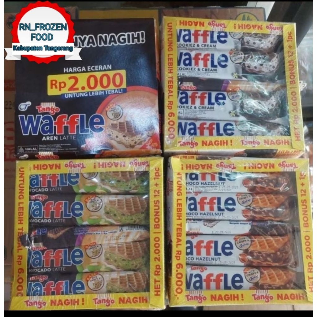 Jual TANGO WAFFLE CHOCO HAZELNUT 1 BOX ISI 12 PCS | Shopee Indonesia
