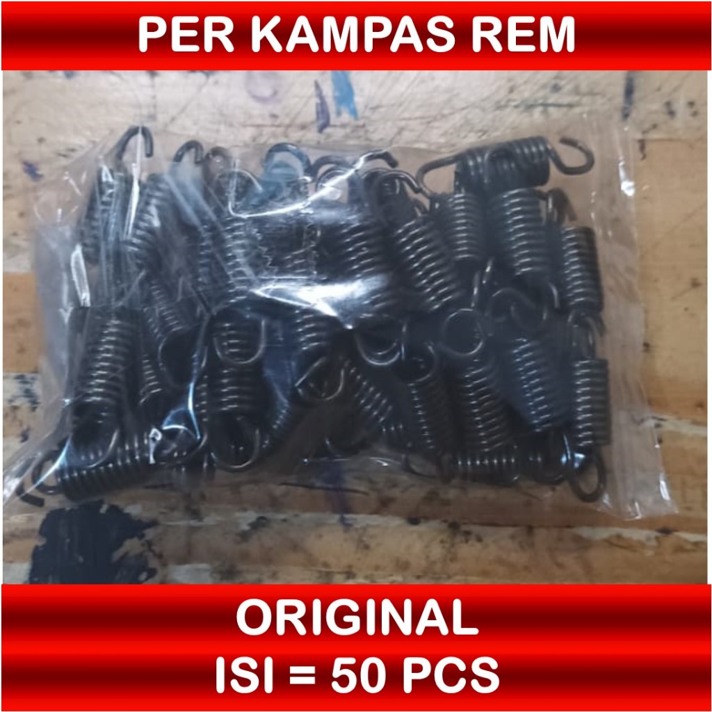 Jual (50 pcs harga Grosir) Per Kampas Rem Belakang Tromol Motor Beat ...