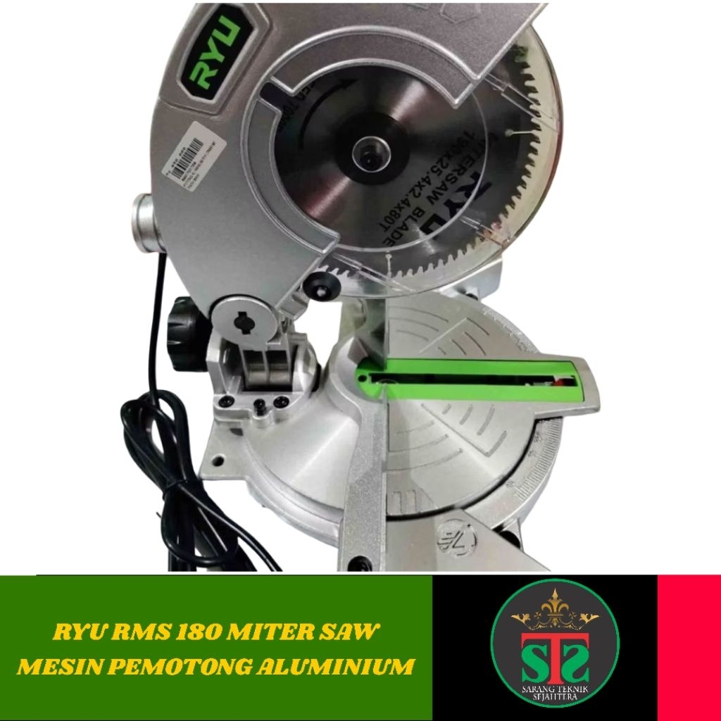 Jual Ryu RMS 180 MITER SAW Mesin Pemotong Aluminium HARGA PROMO BARANG ...