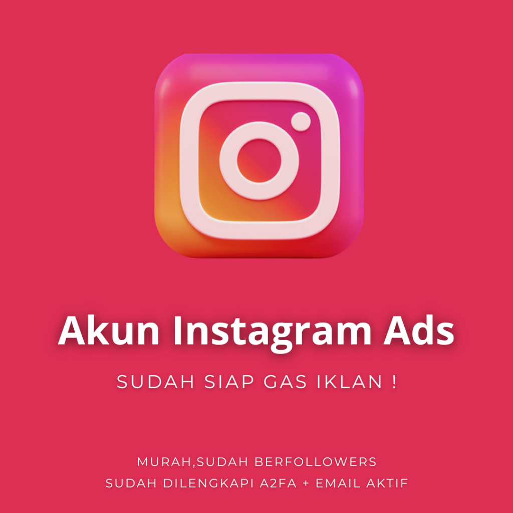 Jual AkunInstagram Ads (siap gas iklan,bisa tanpafb ) | Shopee Indonesia