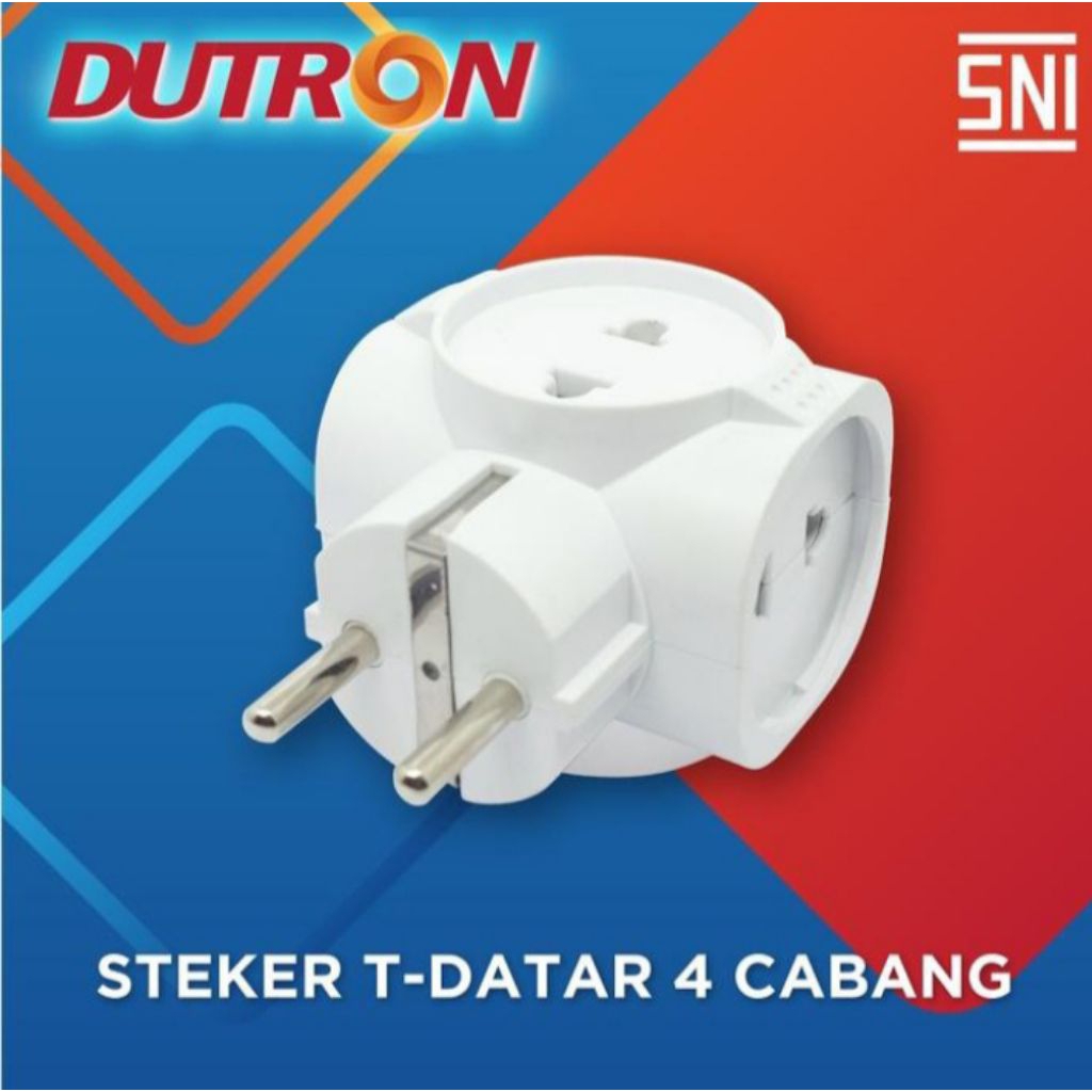 Jual Steker T-multi 4 cabang T Multi stop kontak | Shopee Indonesia