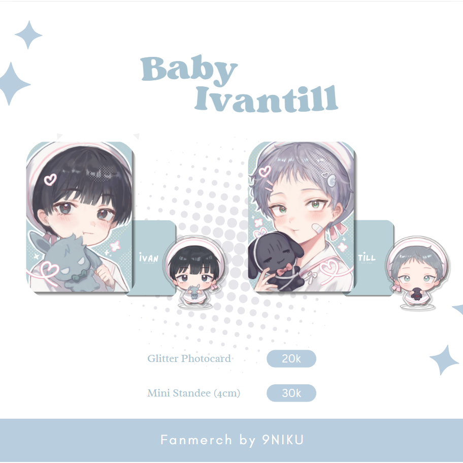 Jual [Close August 28] ALNST Baby Ivantill Photocard & Mini Standee by ...