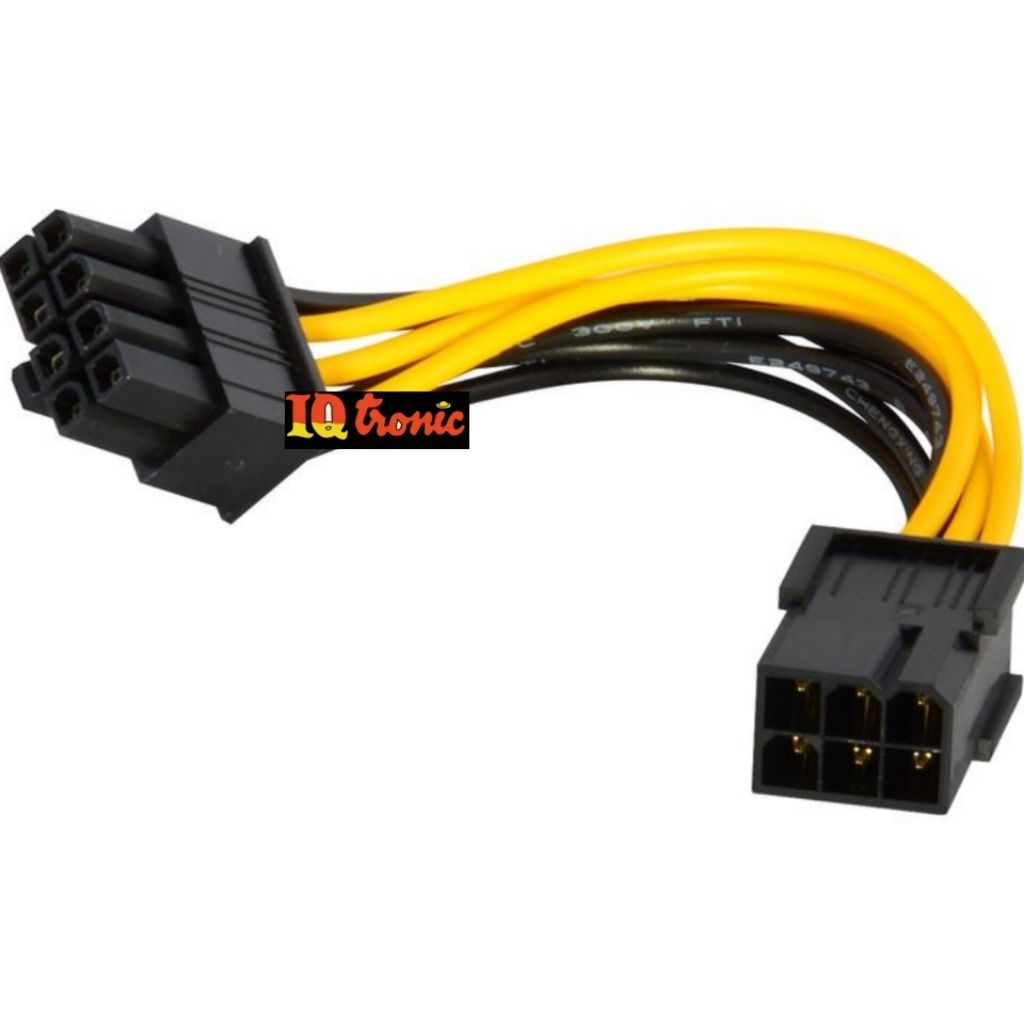 Jual Kabel PSU VGA 6pin to 8pin | Shopee Indonesia