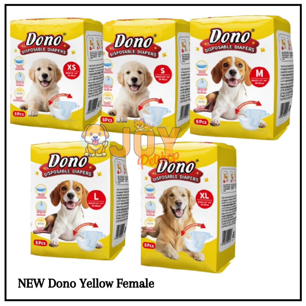 Jual Popok Anjing Betina New Dono Disposal Female Diapers (Kemasan ...