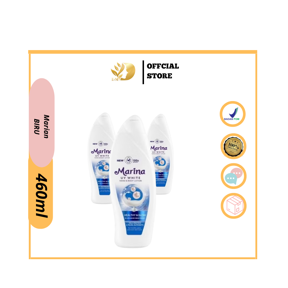 Jual Marina biru Mutiara Body Lotion 460 ml | Shopee Indonesia