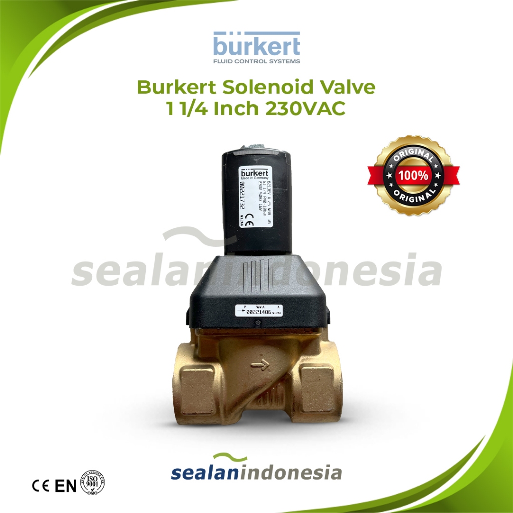 Jual Burkert Explosion Proof Solenoid Valve Diameter 1 1/4 inch 230 VAC | Shopee Indonesia
