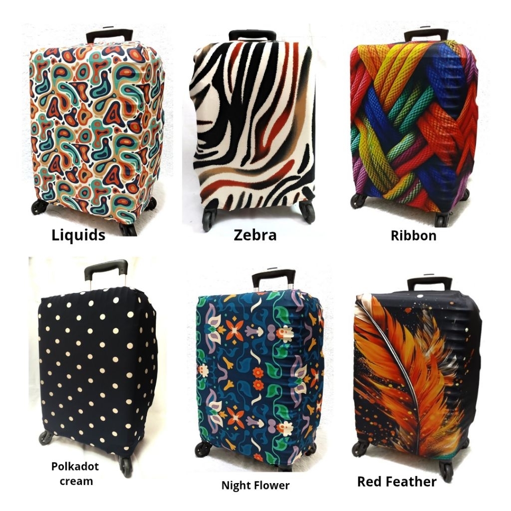 Jual Cover Koper / Sarung Koper Elastis Luggage Cover Motif / Gambar ...