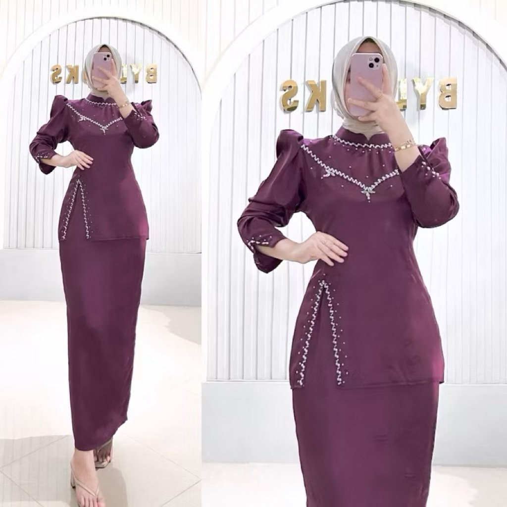 Jual Nurhaliza One set Kurung Melayu - baju Melayu wanita baju Malaysia ...