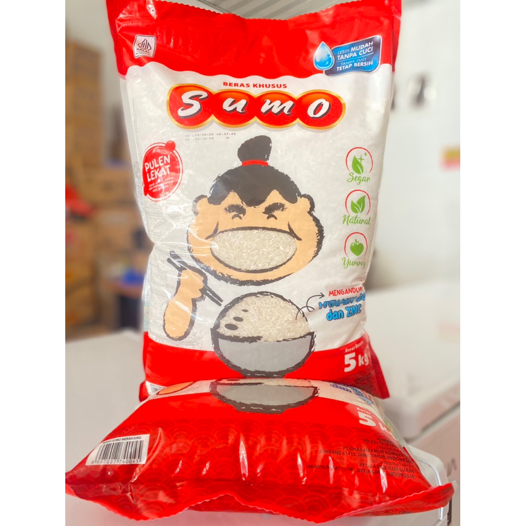 Jual SUMO MERAH,HIJAU,KUNING BERAS 5 KG - BERAS | Shopee Indonesia