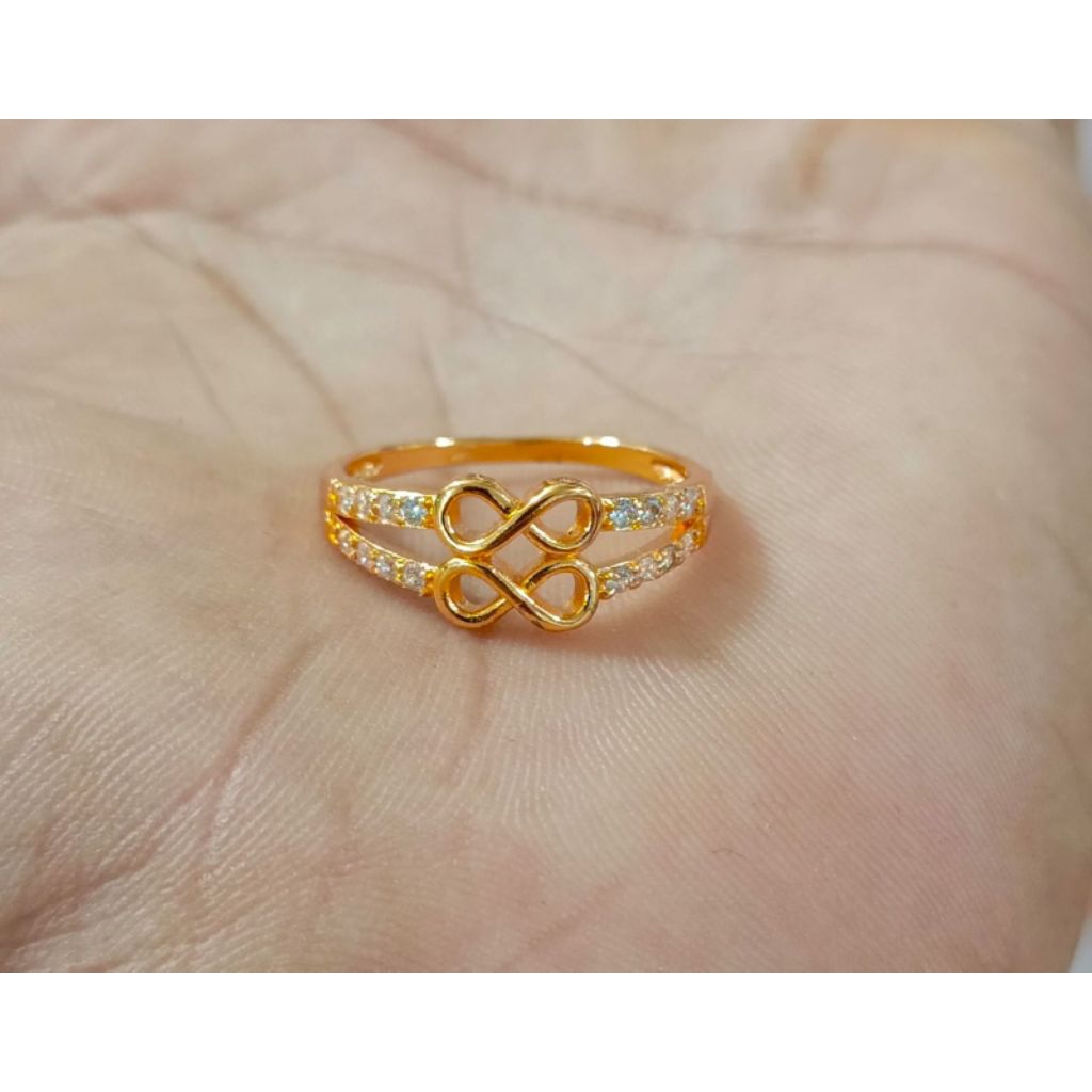 Jual cincin titanium motif angka delapan cantik imut dan unik | Shopee ...