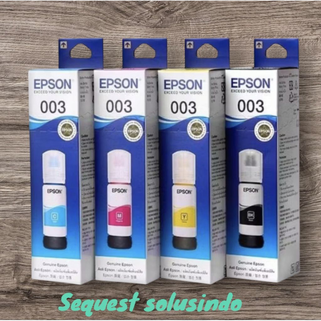 Jual tinta ink epson 003 REFILL L1110,L3110 L3150,L5190 ,L3101 BLACK ...