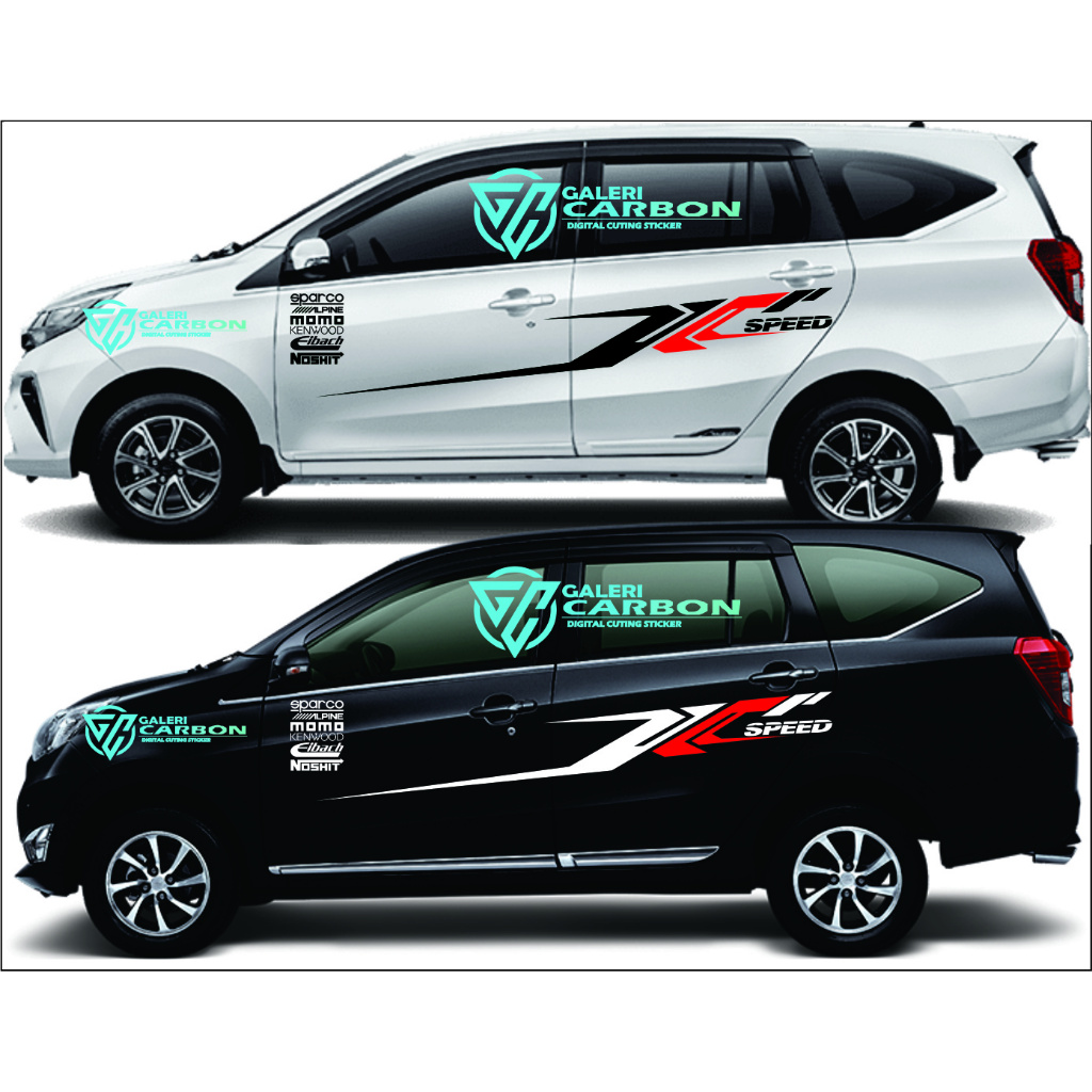 Jual New Sticker Cutting Mobil Sigra Calya List Variasi Avanza Xenia ...