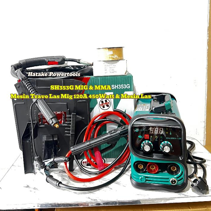 Jual Mesin Las MIG MAILTANK Mesin Las MIG MailTank SH353G MIG120 450 WATT | Shopee Indonesia