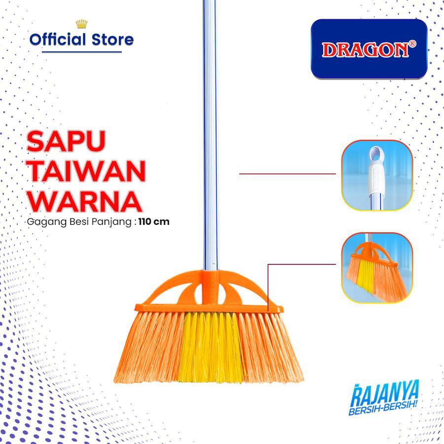 Jual Sapu Lantai Nylon Taiwan Warna Dragon / Sapu Kenur TAIWAN Gagang ...