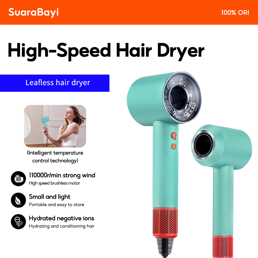 Jual Hyundai Hair Dryer Rambut C2 Turbo Speed Pengering Rambut Negative ...