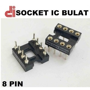 Jual Soket IC Bulat 8Pin Socket IC Round Hole 8Pin 2x4P | Shopee Indonesia