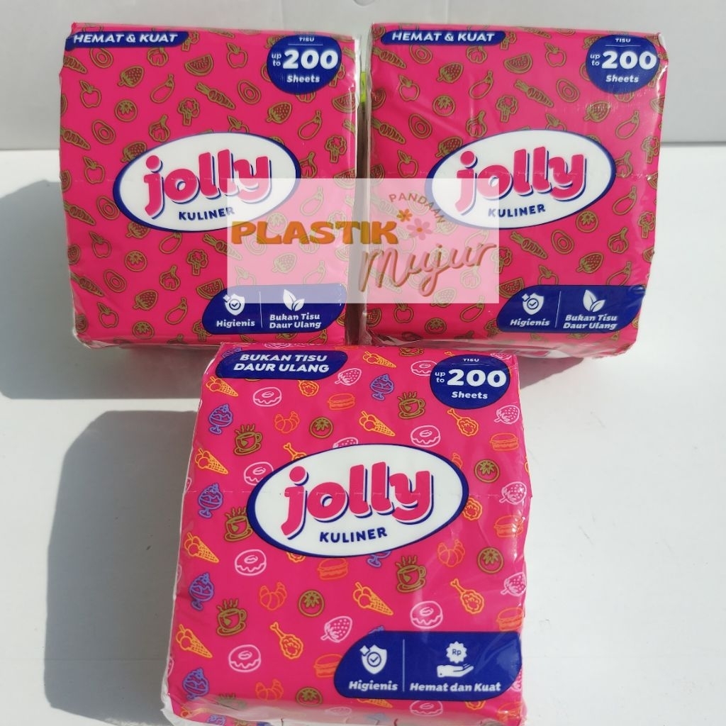 Jual TISSUE JOLLY POP UP 90GR - 200 SHEETS /TISSUE KOTAK / TISSUE ...
