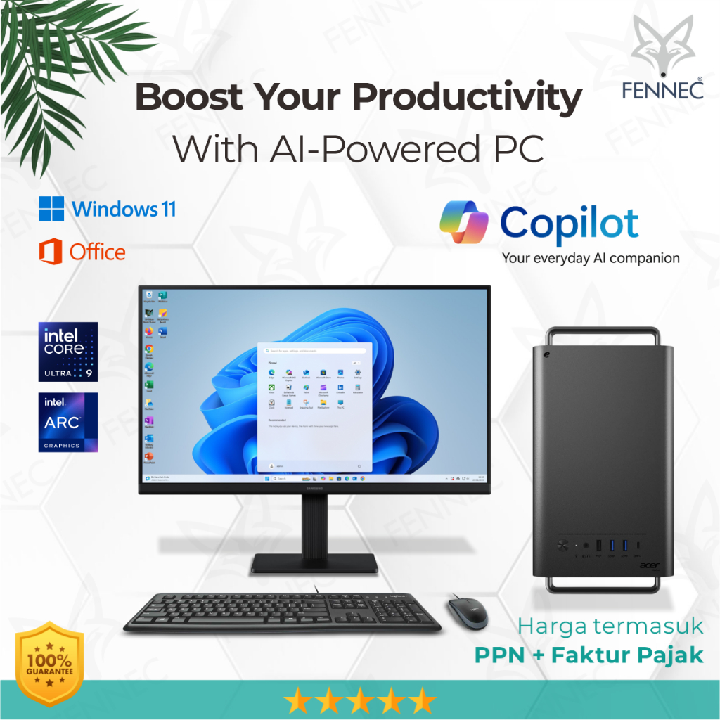Jual Set PC Komputer Intel Core Ultra 9 285 Gen-15 RAM 16GB SSD Rakitan ...