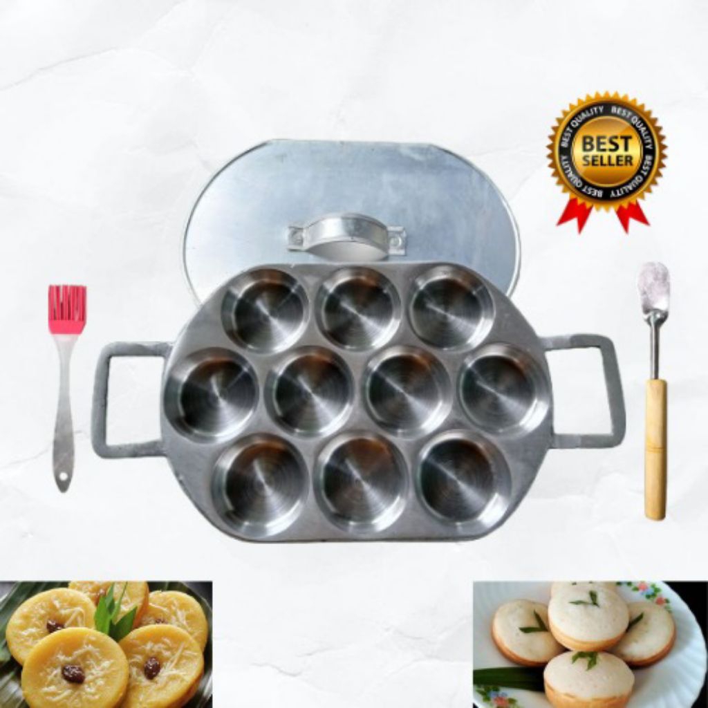 Jual cetakan kue lumpur apem bikang mini isi 10 lubang | Shopee Indonesia