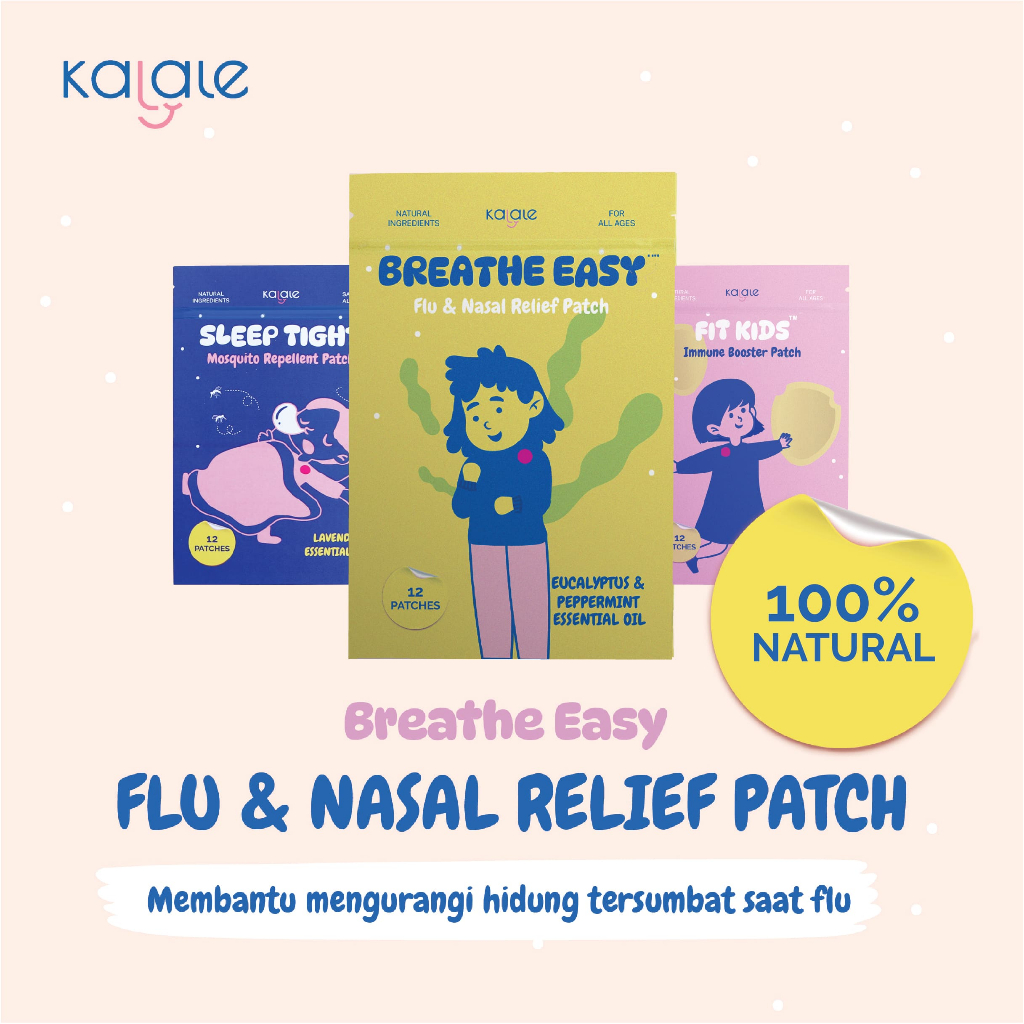 Jual Kalale Flu & Nasal Relief Patch Stiker Anti Flu Pilek Hidung ...