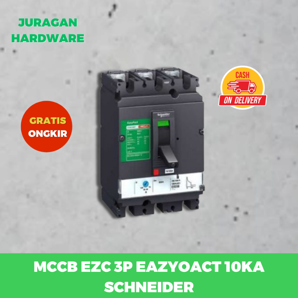 Jual MCCB 3P 3 PHASE 10kA EZC100F 15A 20A 25A 30A 40A 50A | Shopee Indonesia