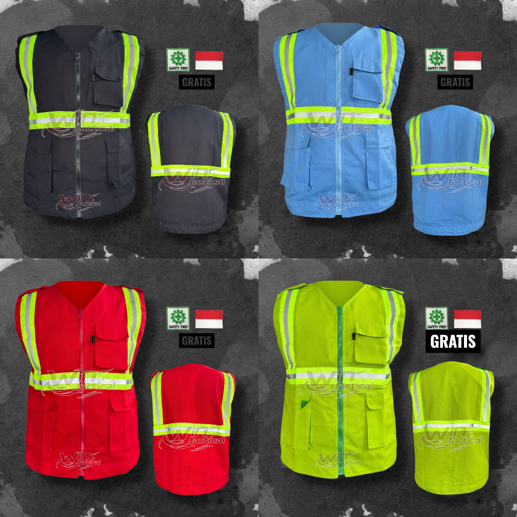 Jual Rompi Tambang Rompi proyek Rompi safety Rompi k3 Rompi Kerja ...