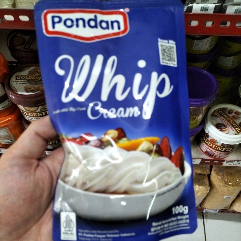 Jual pondan whip cream 100 gram | Shopee Indonesia