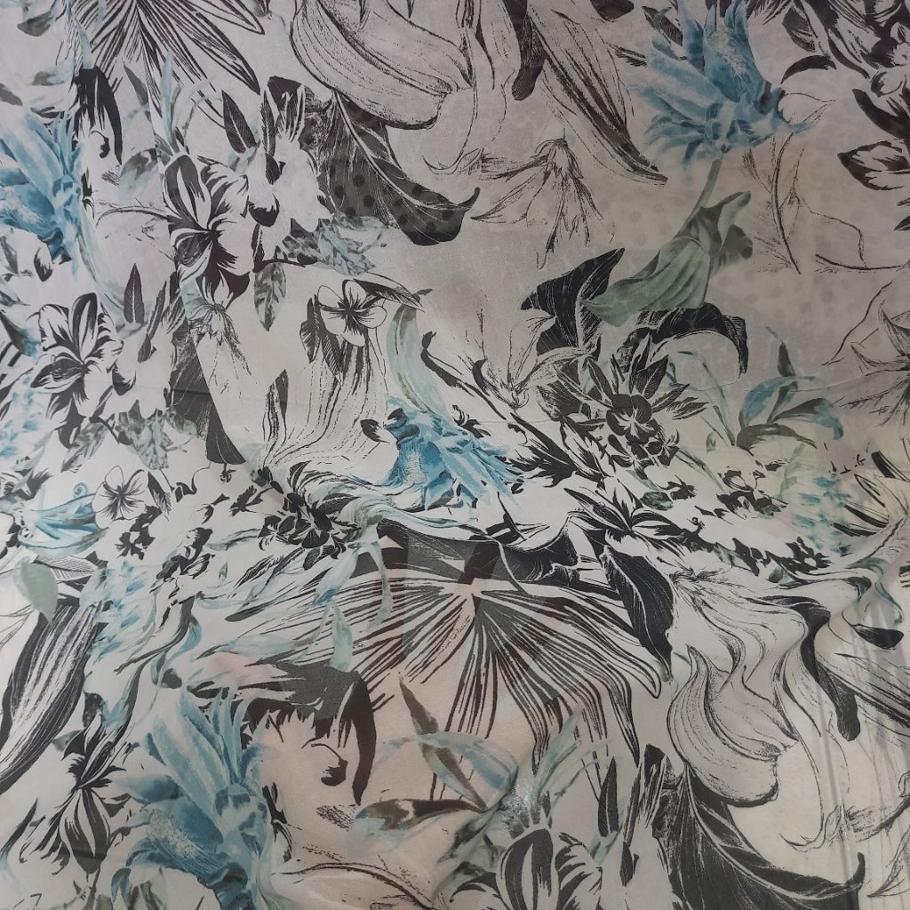 Jual kain sifon motif | Harga/0,5 m | kain sifon meteran | kain chiffon ...