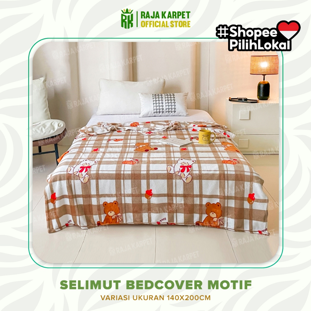 Jual RAJA Selimut Bulu Halus 475gram Selimut Bulu Microtex Estetik ...