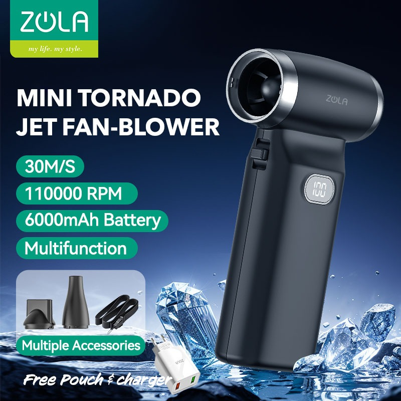 Jual Zola Kipas Angin Portable 3 In 1 Jet Fan Electric Air Duster Mini ...
