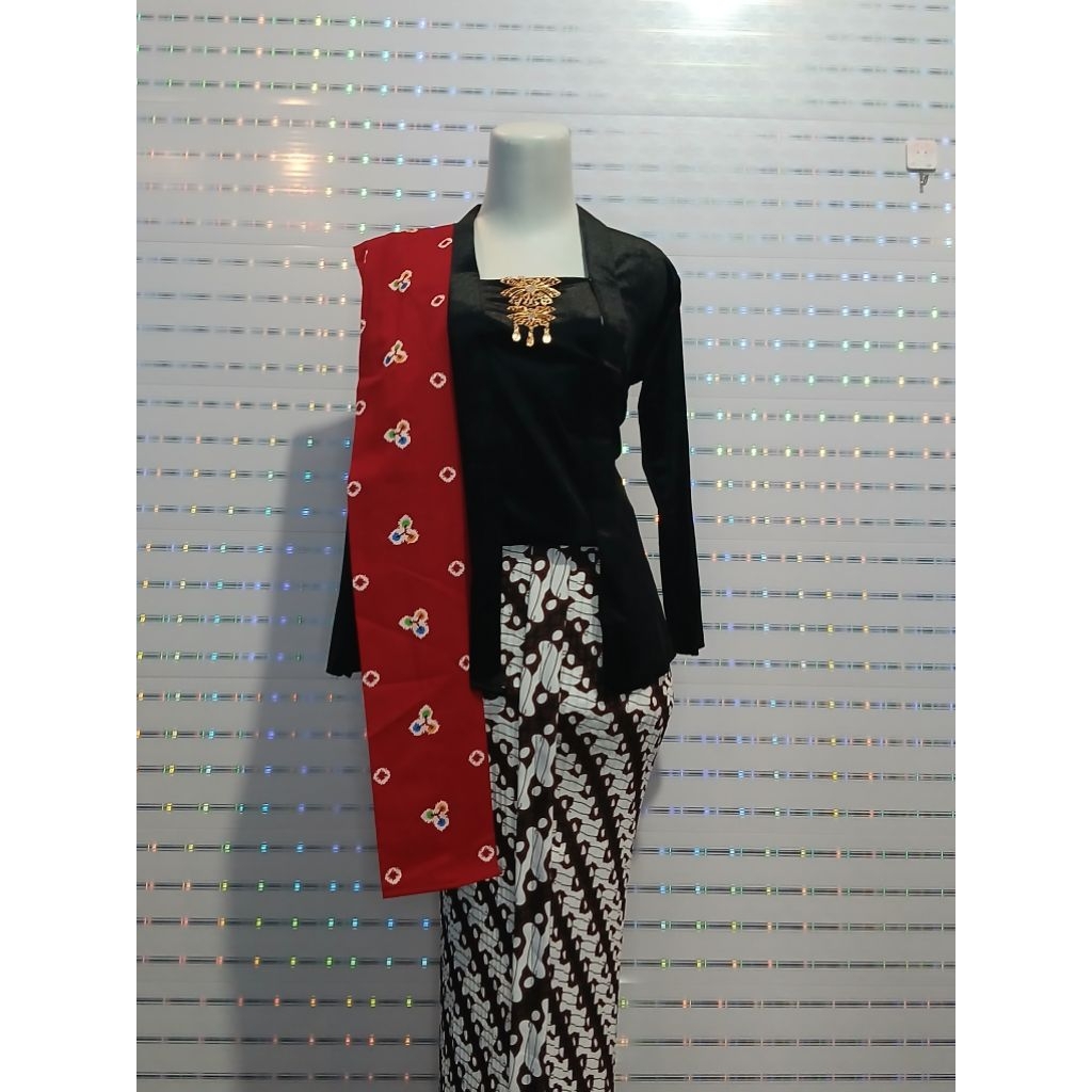 Jual SETELAN KEBAYA BELUDRU KUTUBARU DEWASA ((KEBAYA+JARIK+SELENDANG ...