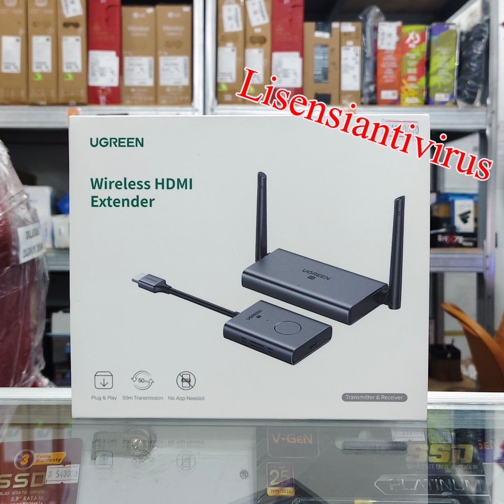 Jual UGREEN Wireless HDMI Video Transmitter Receiver Extender Display ...