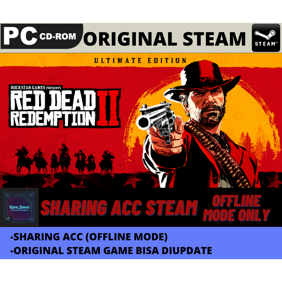Jual Red Dead Redemption 2 / RDR 2 Ultimate Edition PC Game Sharing ...