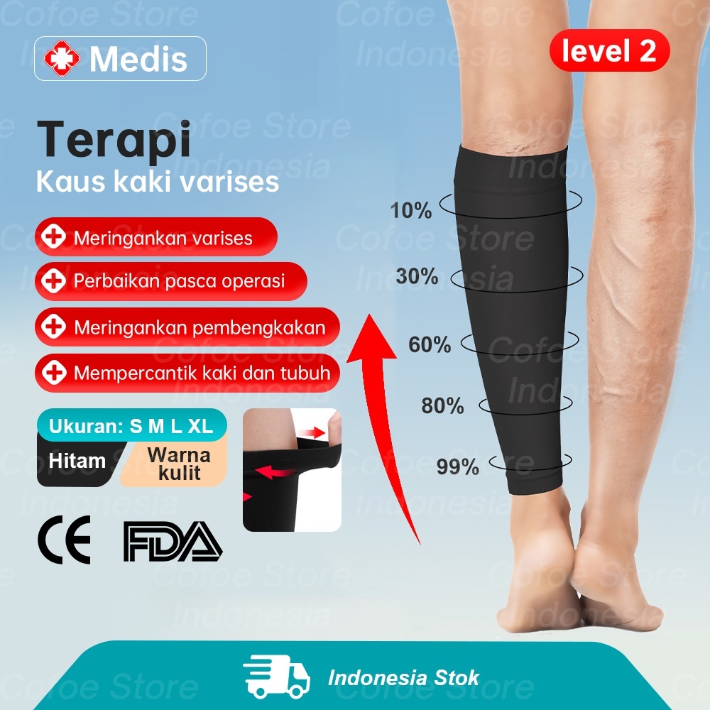 Jual Kaos Kaki Varises Miracle Socks Stocking Varises ccl 2 Medical ...
