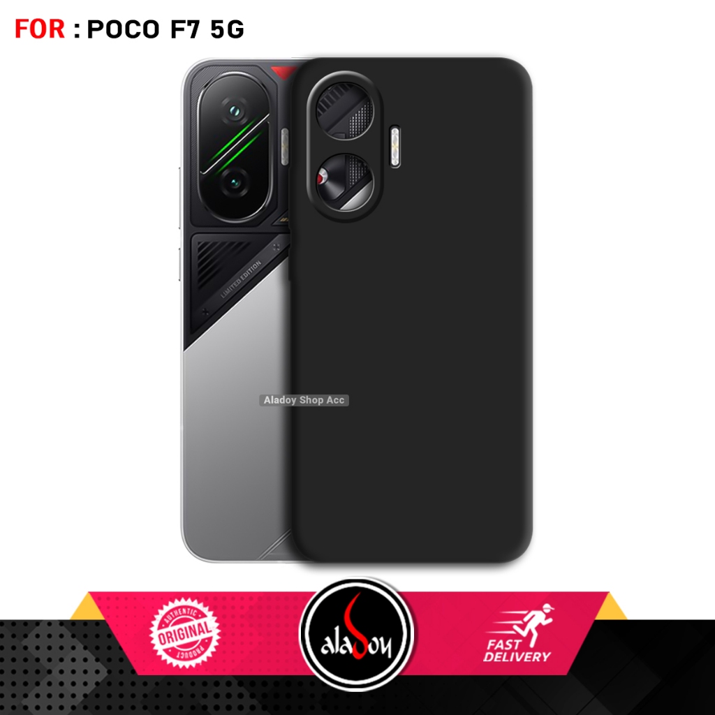 Jual Case Xiaomi Poco F7 5G Ultra Slim Black Matte Premium Soft Case ...