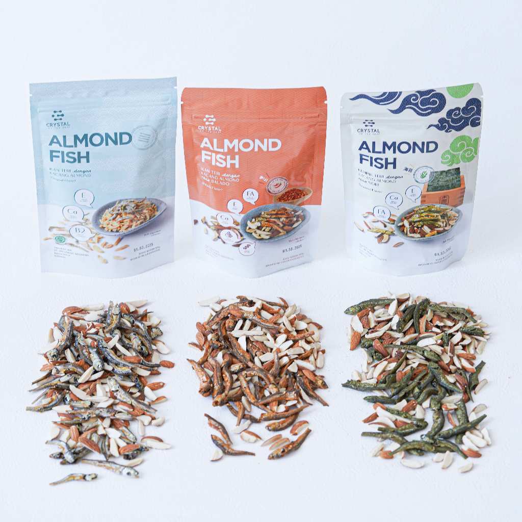 Jual Crystal Bebefin Almond Fish (Original, Seaweed & Balado) | Shopee ...