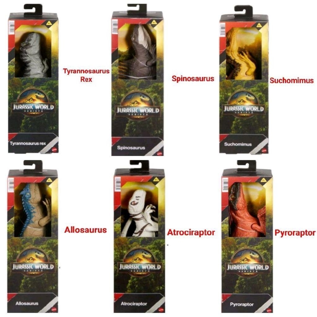 Jual Jurassic World Rebirth 12 Inch Dinosaurus 8 Action Figure Toy ...