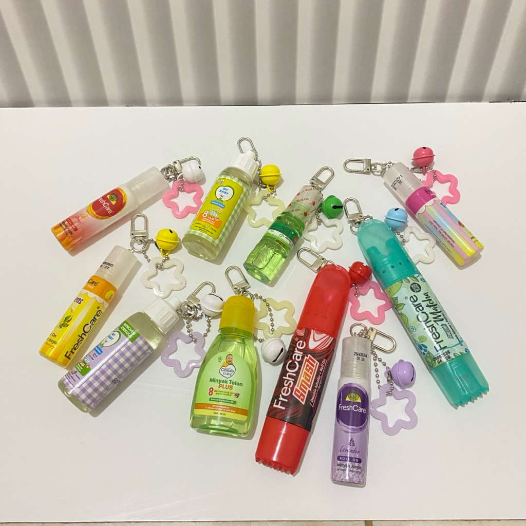 Jual Keychain for jompo freschare/minyak telon / minyak kayu putih ...