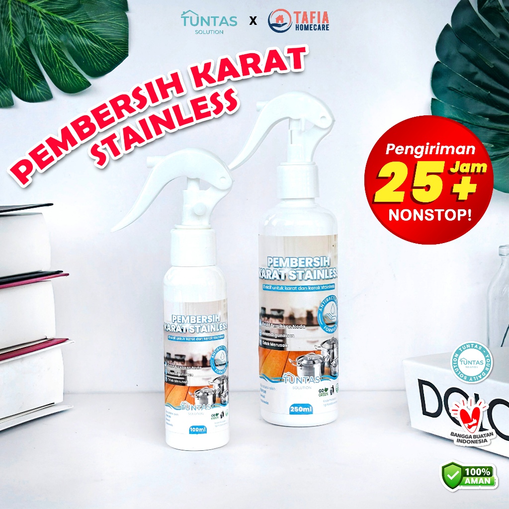 Jual TUNTAS Pembersih Noda Karat & Kerak Besi Dan Stainless Steel Penghilang Noda Panci ...