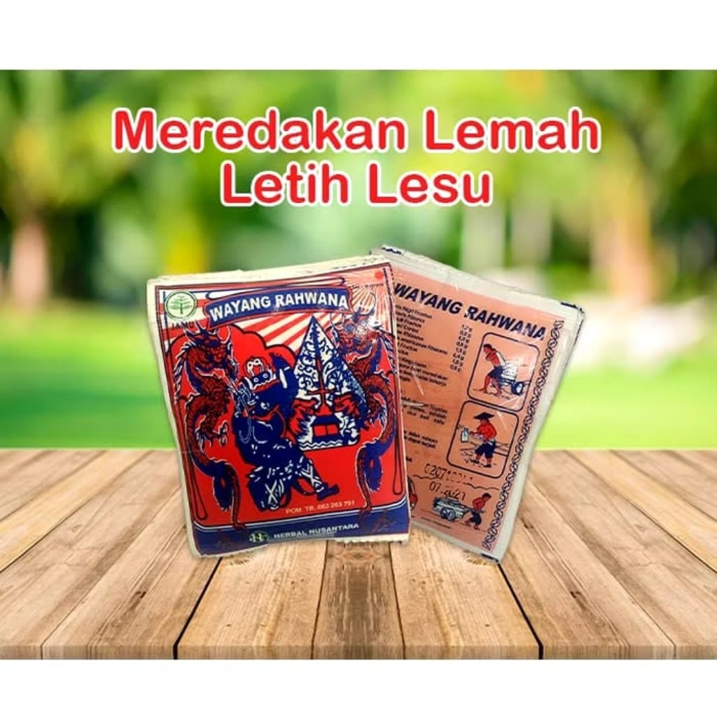 Jual jamu cap wayang rahwana / harga 1 sachet / encok pegal linu letih ...