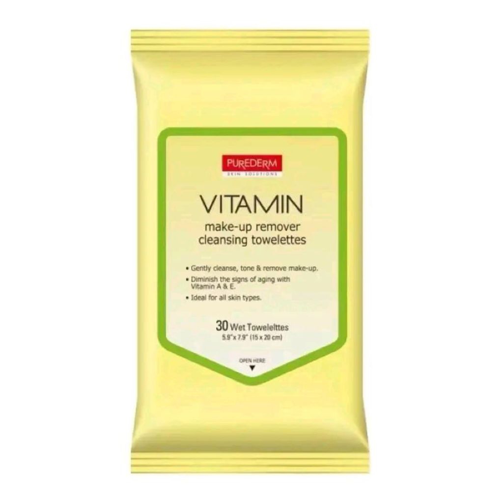 Jual Tisu Purederm Ekstrak Vitamin Make Up Remover Original | Shopee ...