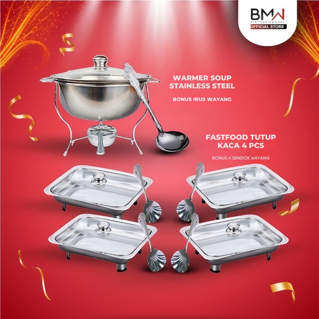 Jual Bmw Kitchenware - Paket Hemat 10 Pcs Prasmanan Full Set Bahan ...