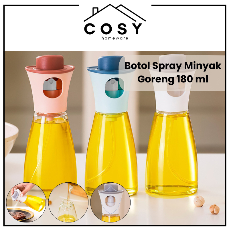Jual COSY Botol Spray Minyak Goreng 180ml / Bottle Kecap Asin Dapur ...